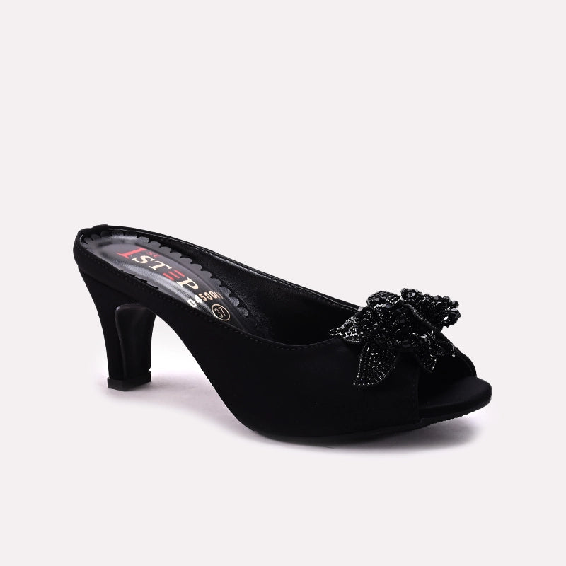 Fancy Court Shoes Black 0450060 – 1st Step Shoes & Bags