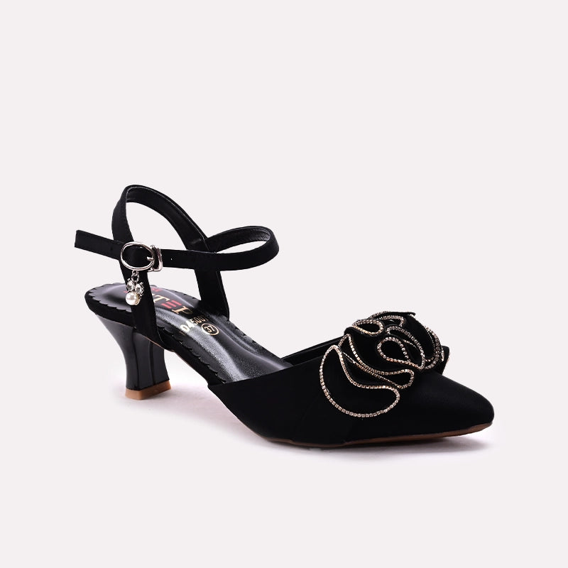 Fancy Court Shoes Black 0450073 – 1st Step Shoes & Bags