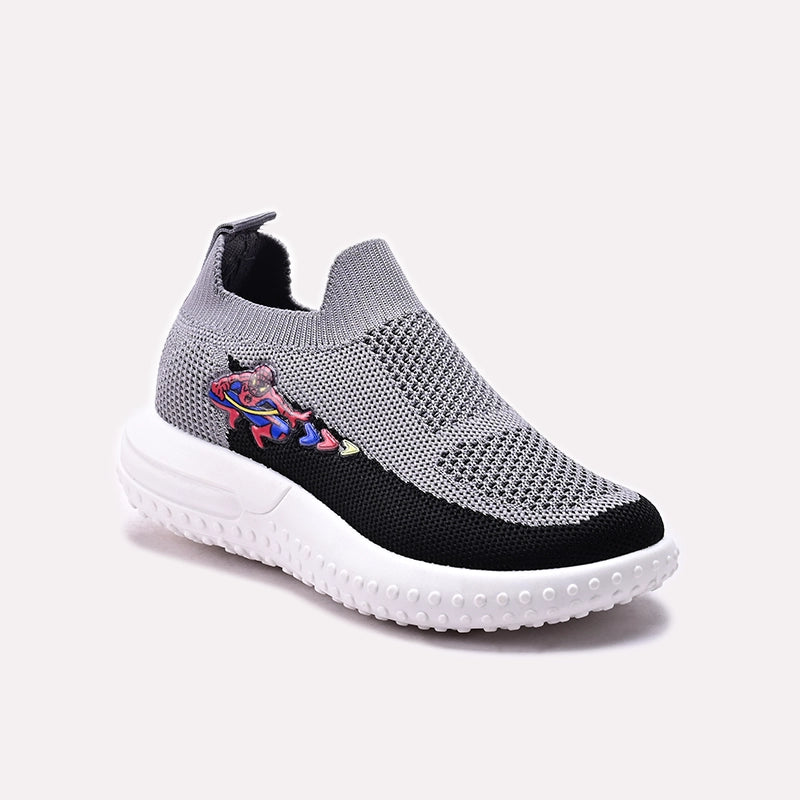 Baba Sneaker Shoes Gray 0640104 – 1st Step Shoes & Bags